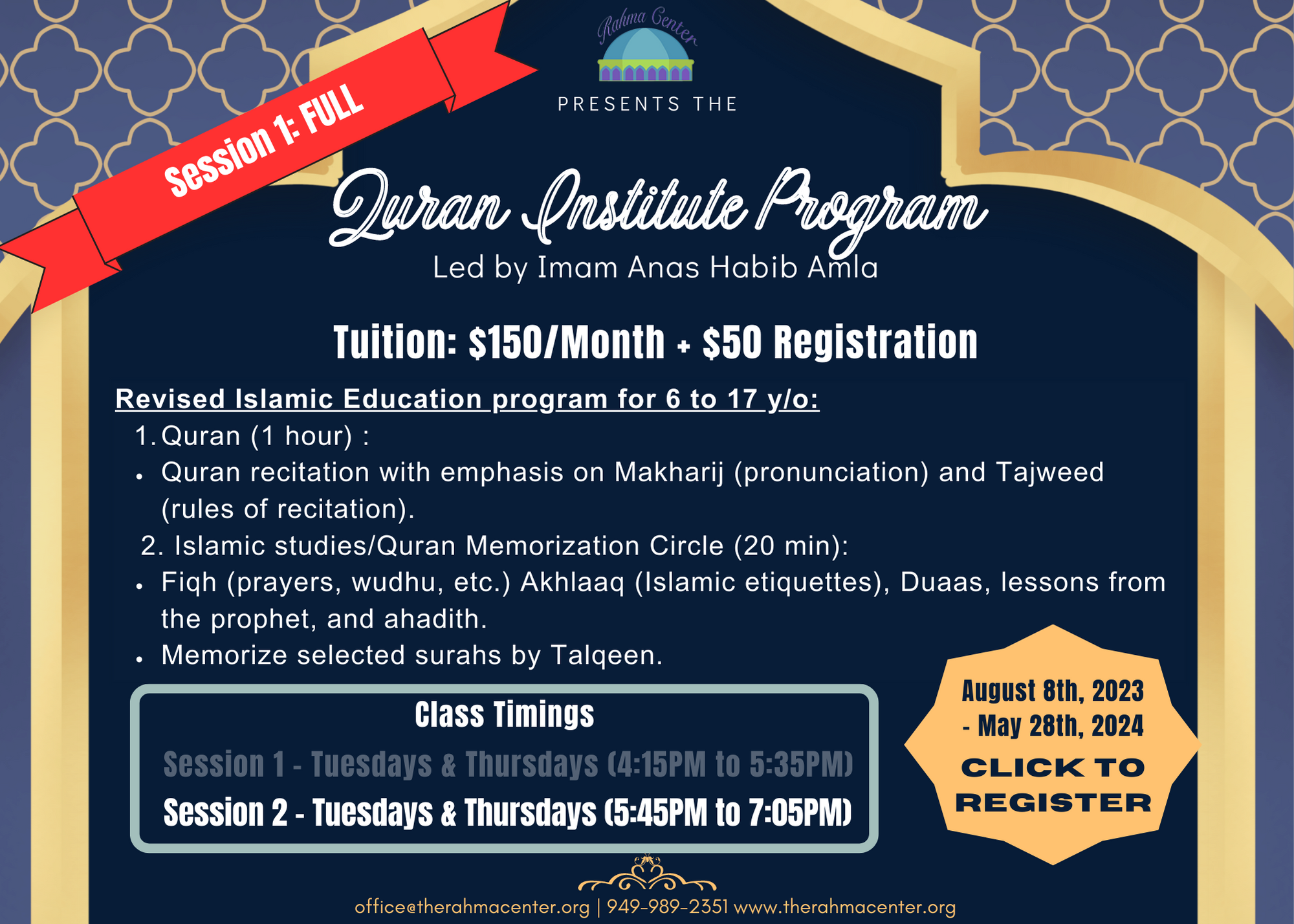 Rahma Center – A nonprofit organization to provide spiritual, financial ...