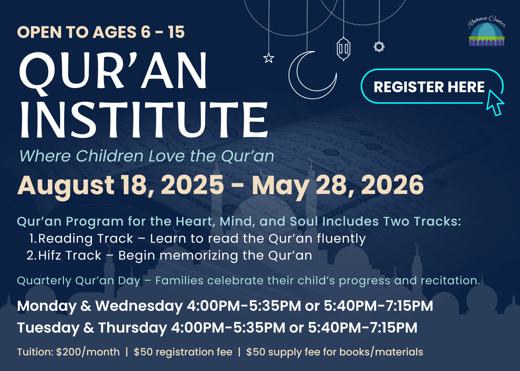 Rahma Center – A nonprofit organization to provide spiritual, financial ...