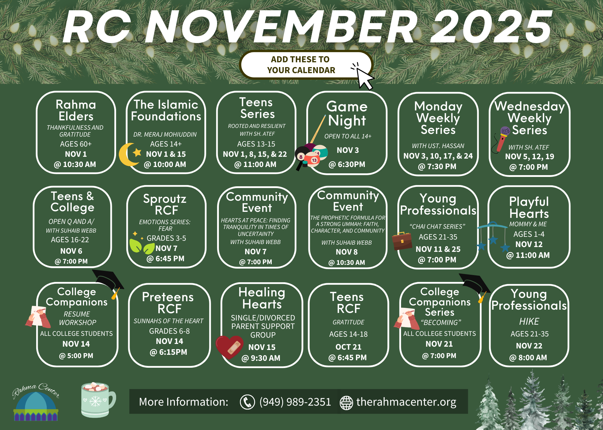 Rahma Center – A nonprofit organization to provide spiritual, financial ...