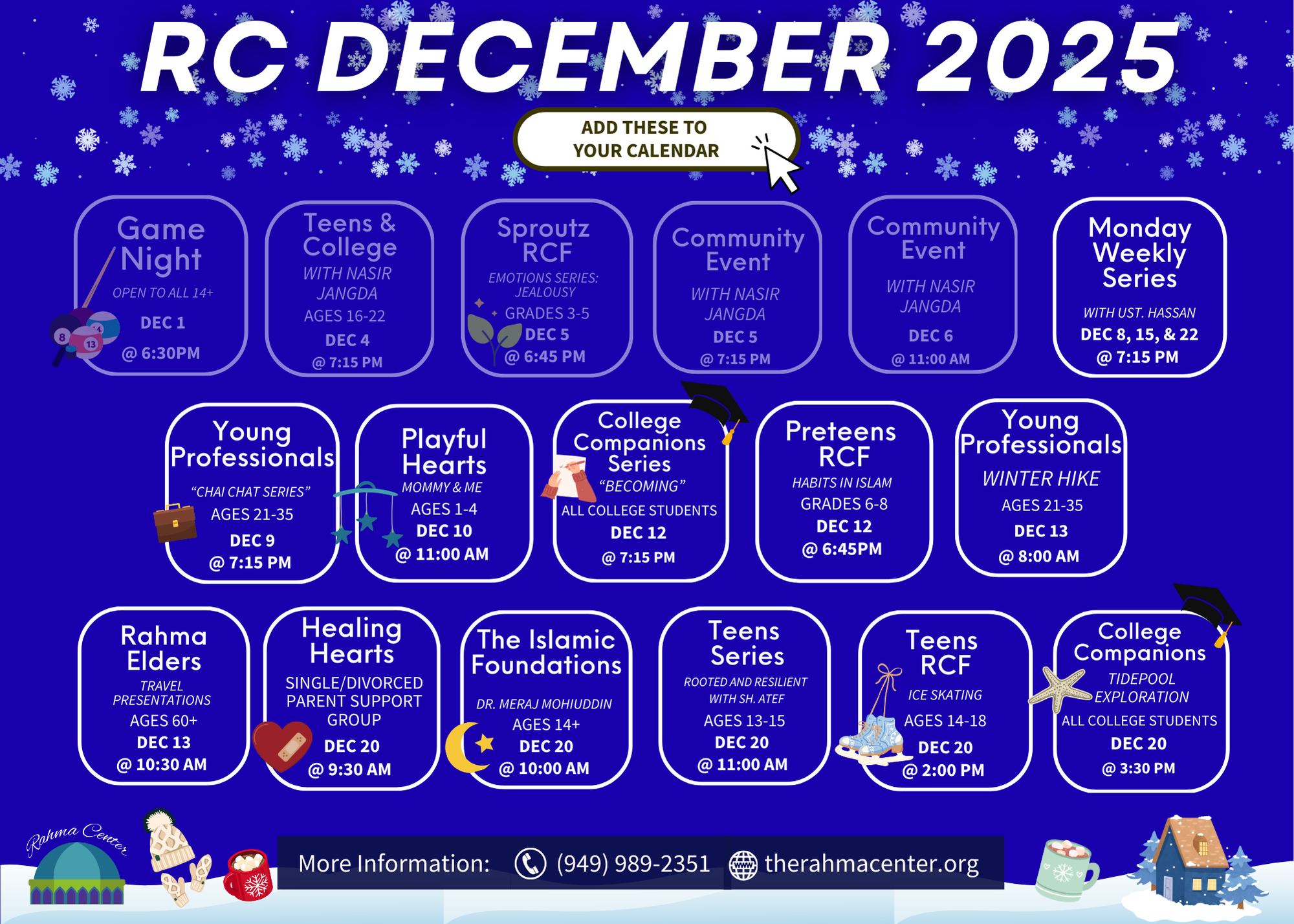 Rahma Center – A nonprofit organization to provide spiritual, financial ...